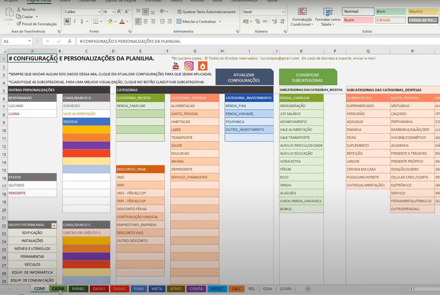 Planilha Controle Financeiro Pessoal e Familiar – Planilhas Excel Prontas